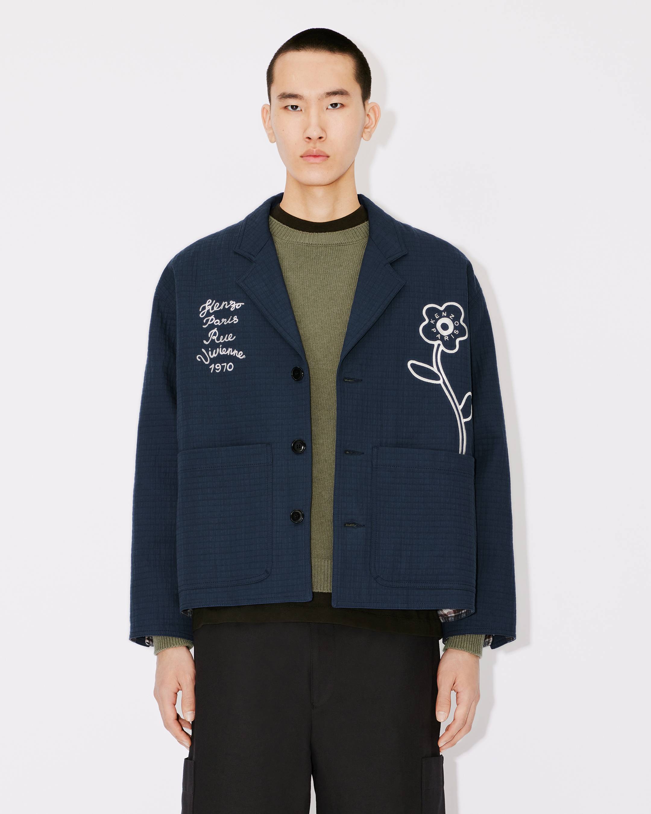'KENZO Rue Vivienne' embroidered workwear jacket | KENZO
