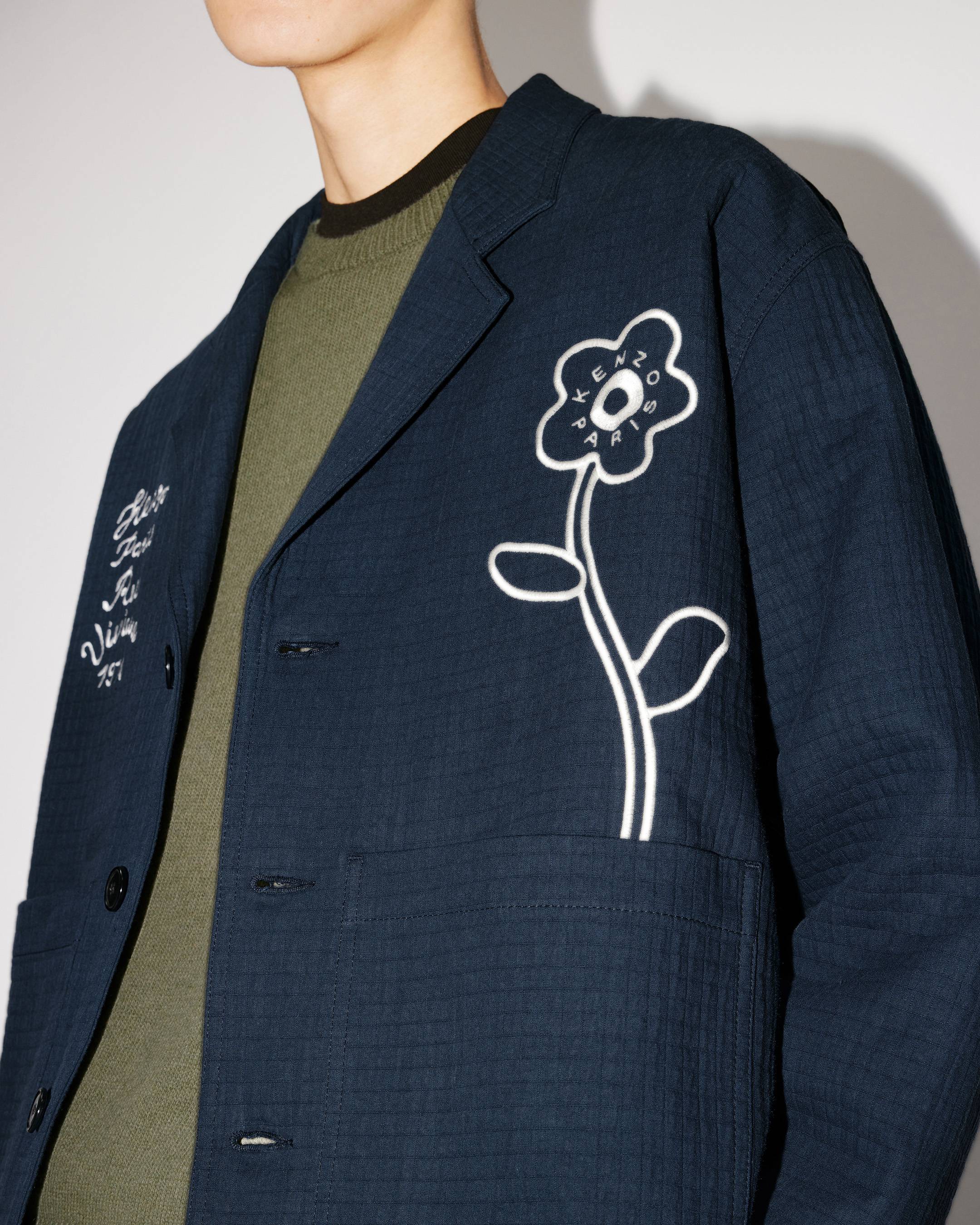 'KENZO Rue Vivienne' embroidered workwear jacket | KENZO
