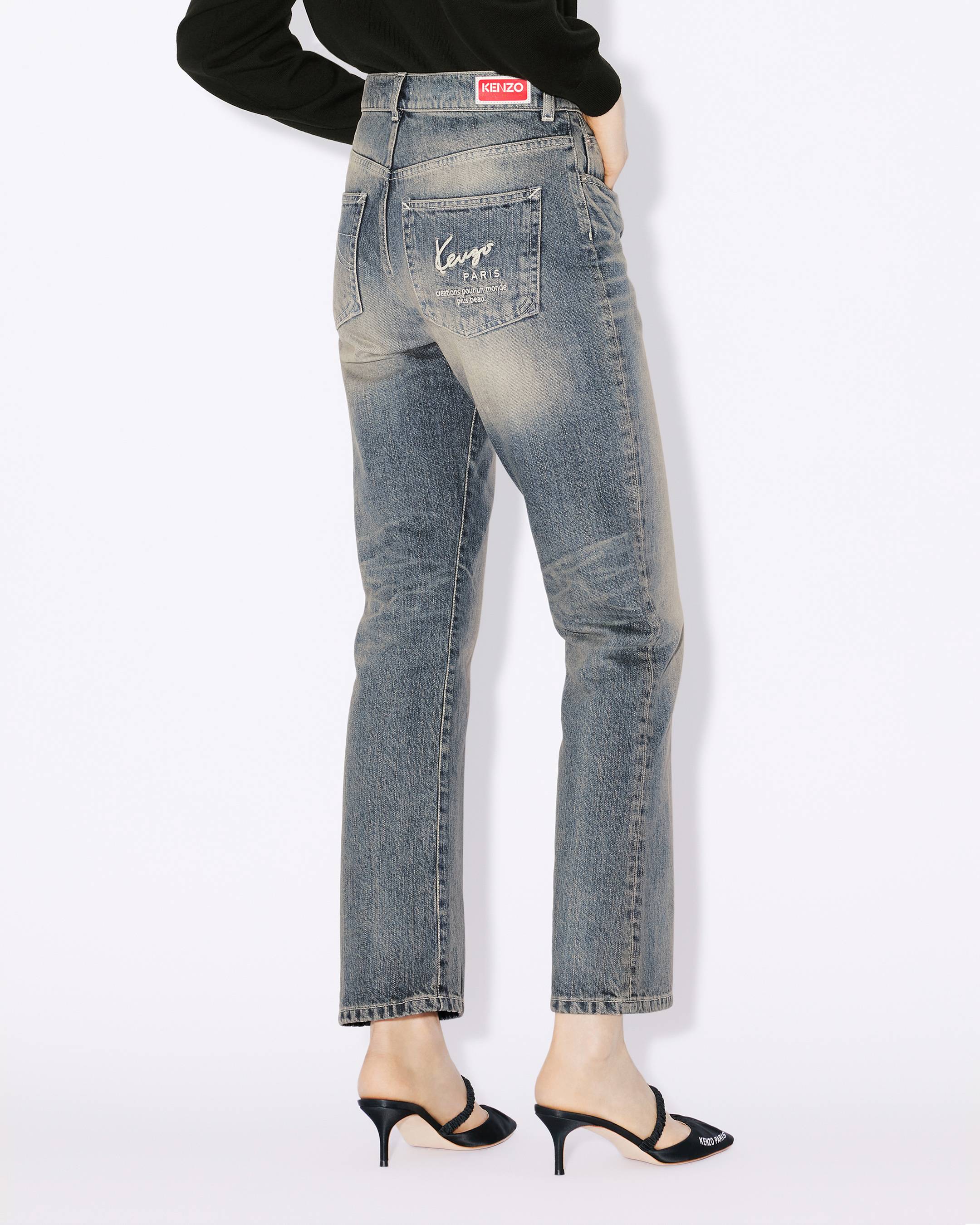 BARA cropped jeans in japanese denim | Women's | KENZO