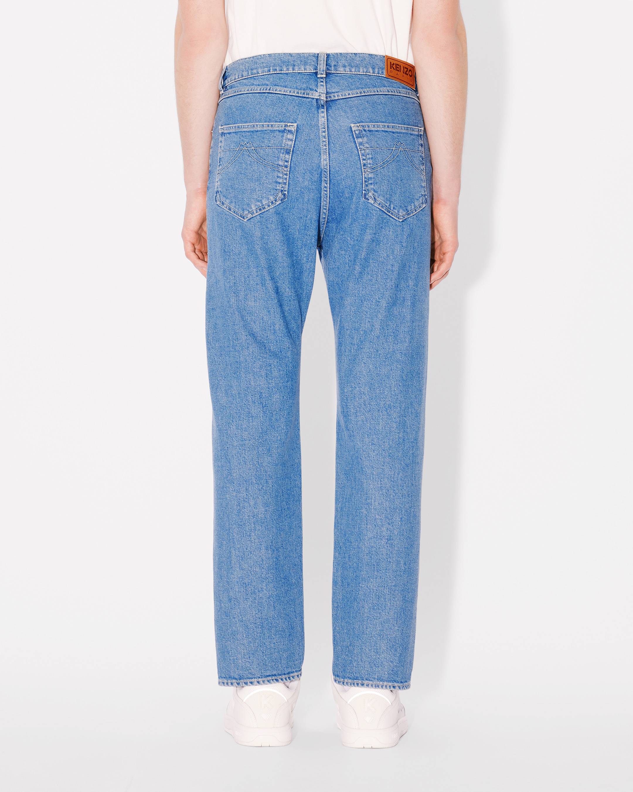 ASAGAO straight cropped jeans in japanese denim | Men's | KENZO
