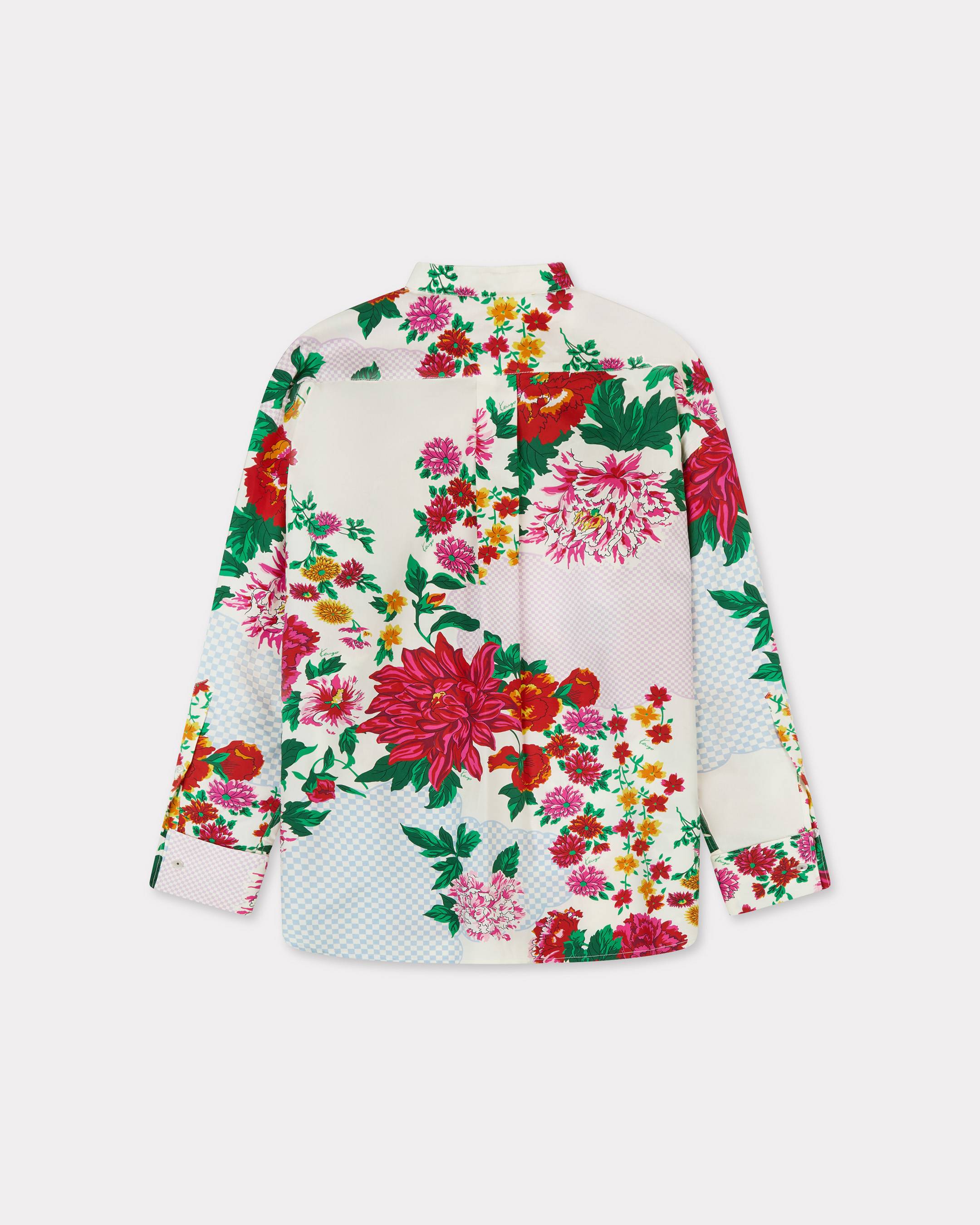 Chemise à col montant 'KENZO Archive Floral' en coton et soie | Femme | KENZO