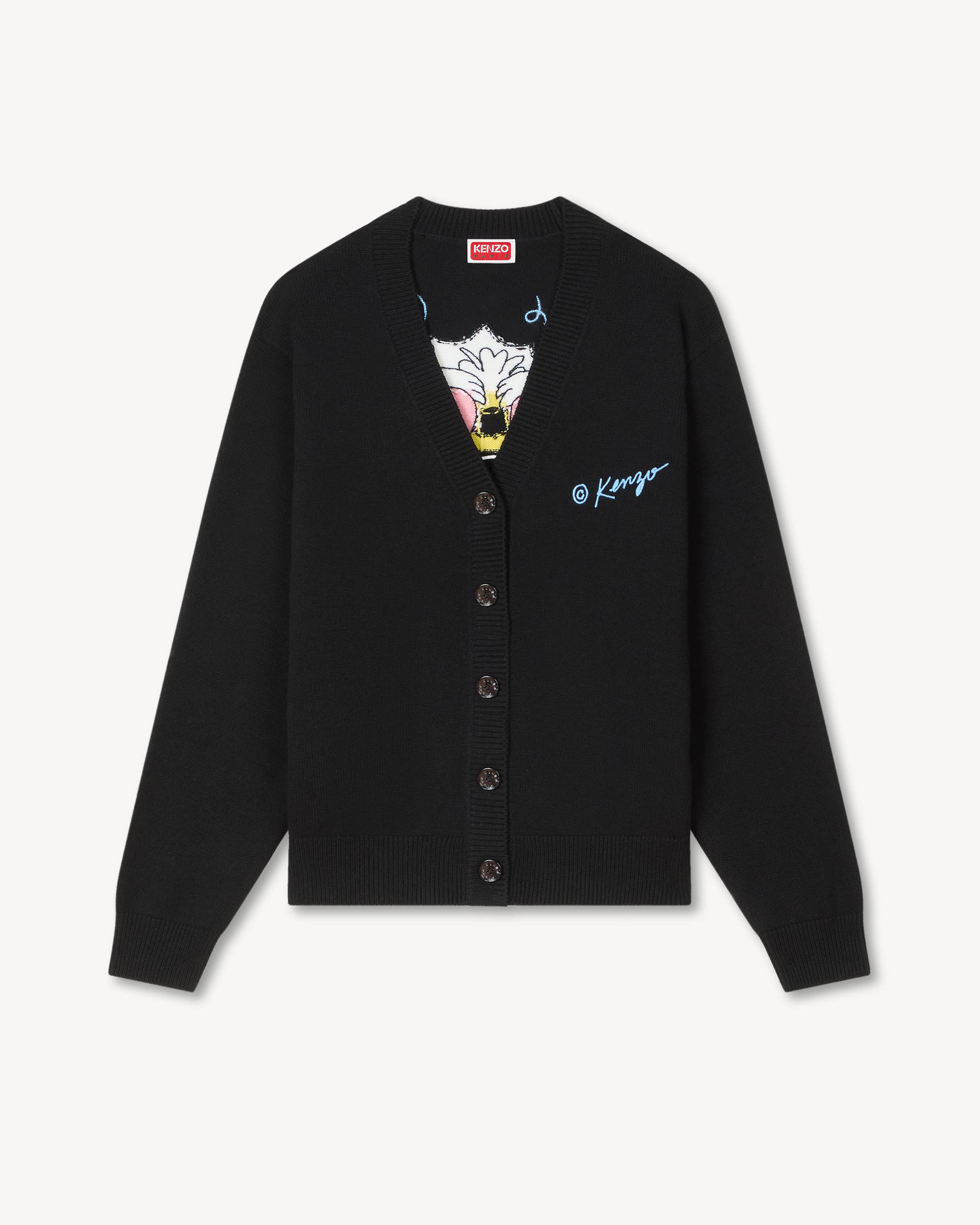 'KENZO Wild Tiger' cardigan in wool cotton | Women's | KENZO