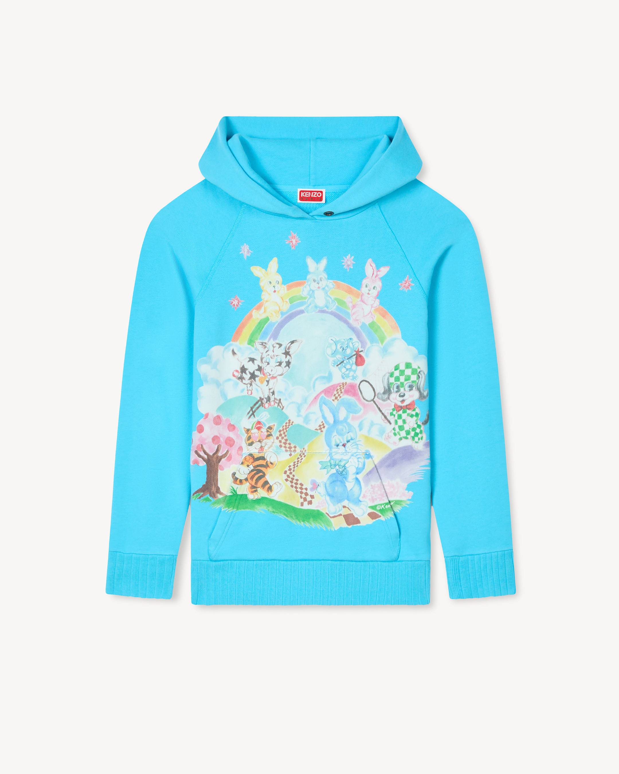 'KENZO Cartoon' skinny hoodie in cotton | Women's | KENZO