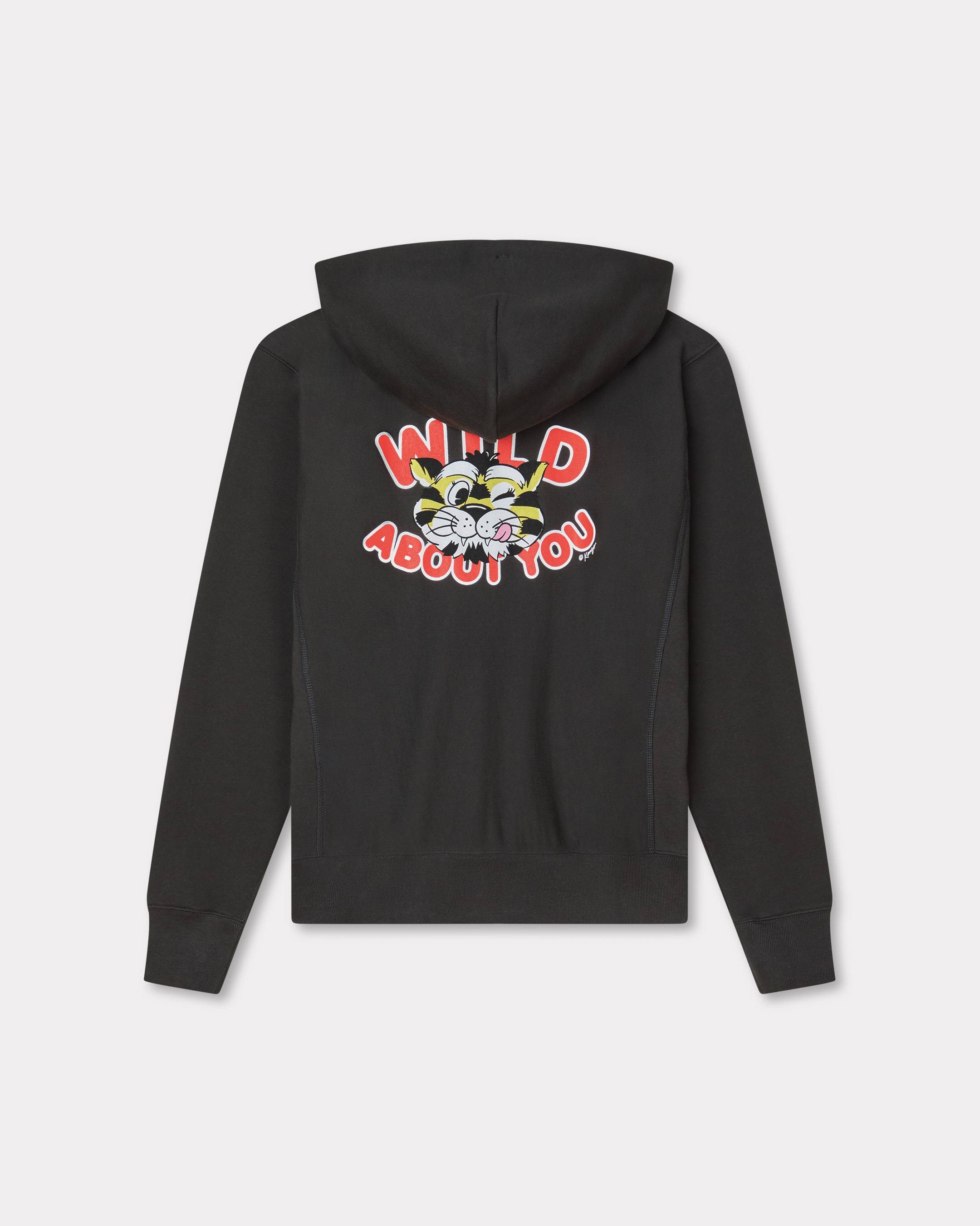 'KENZO Wild Tiger' zip up hoodie in cotton | Women's | KENZO