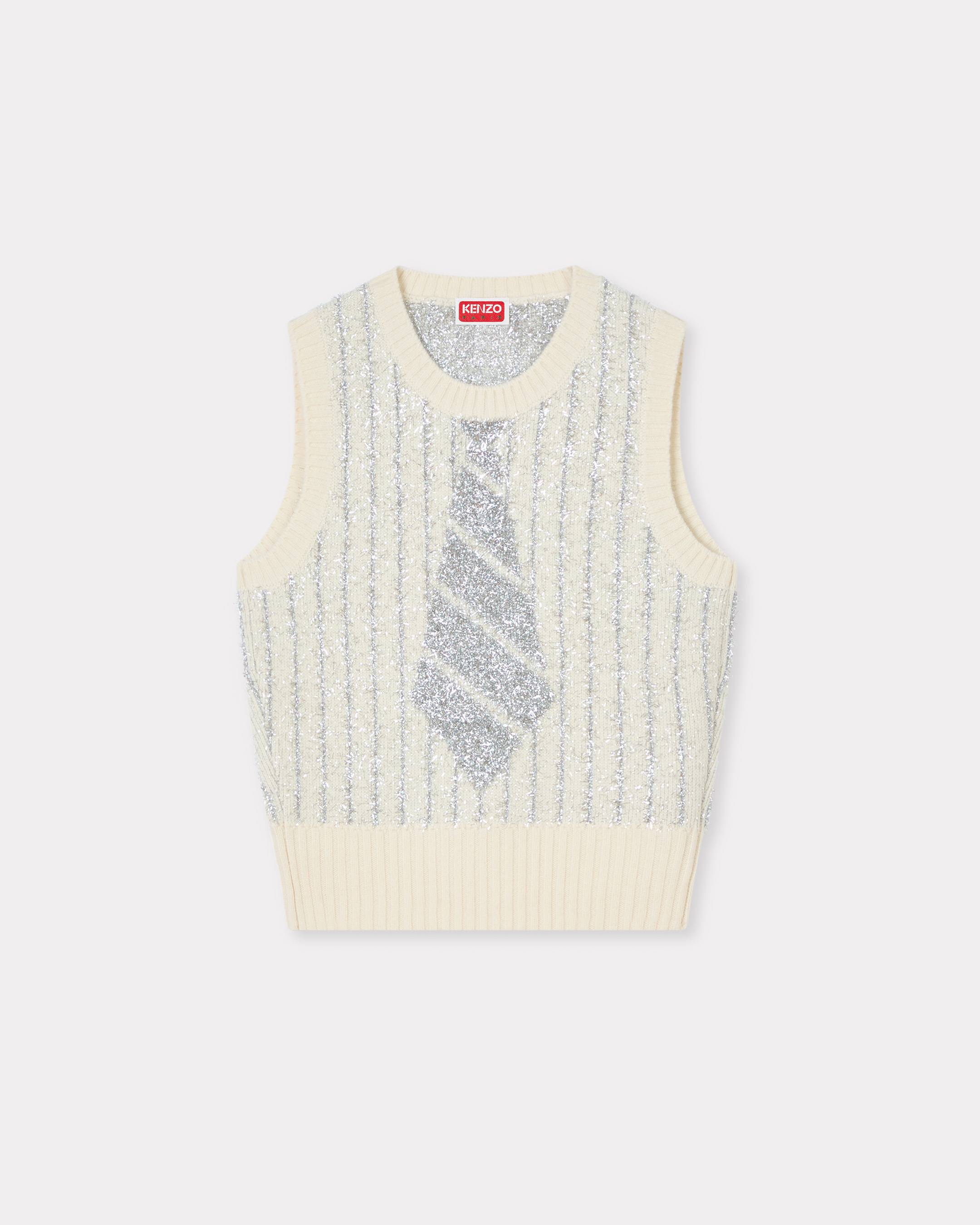 'KENZO Trompe l'œil' vest in wool cotton | Women's | KENZO
