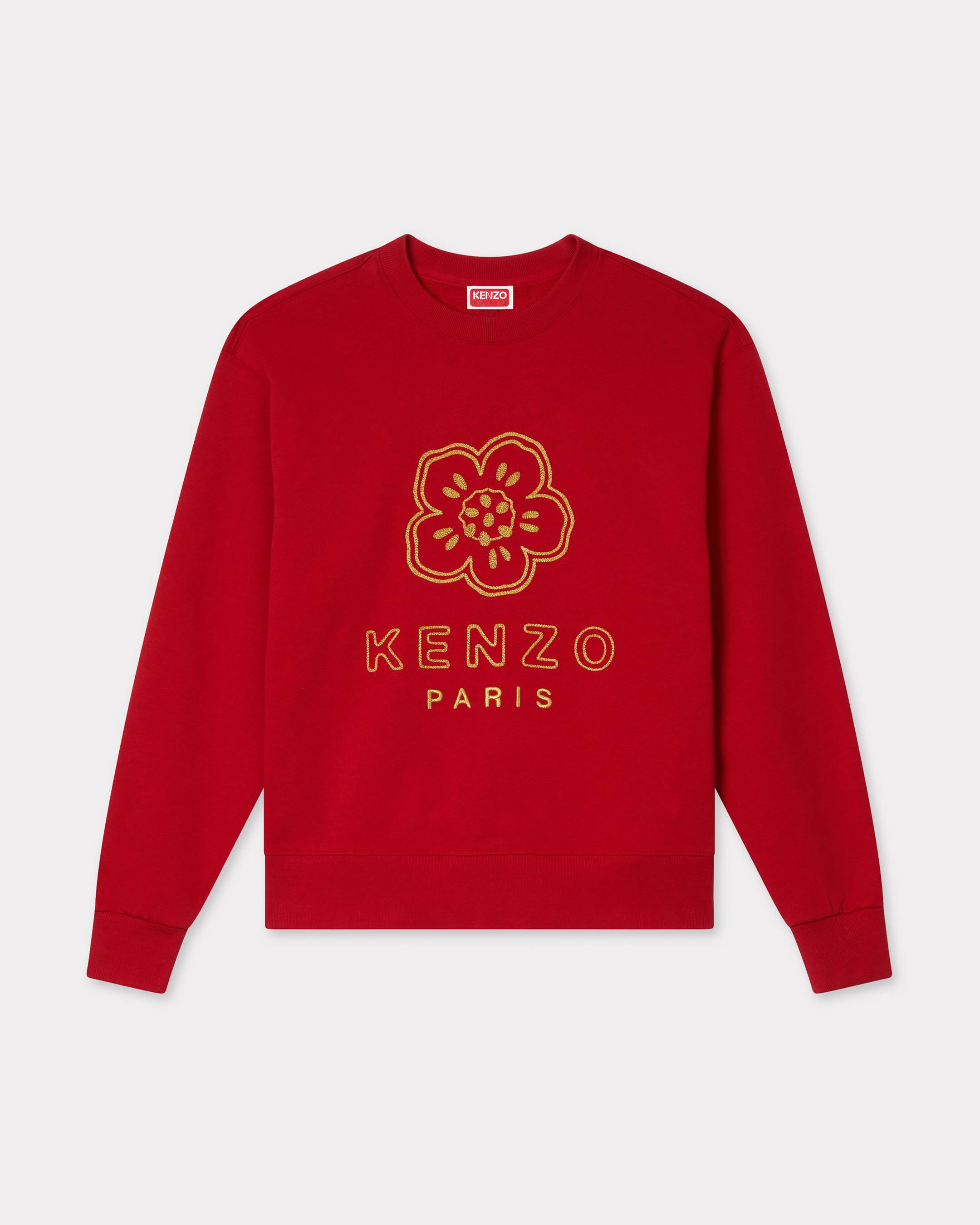 'Boke Flower' embroidered sweatshirt in cotton | Men's | KENZO