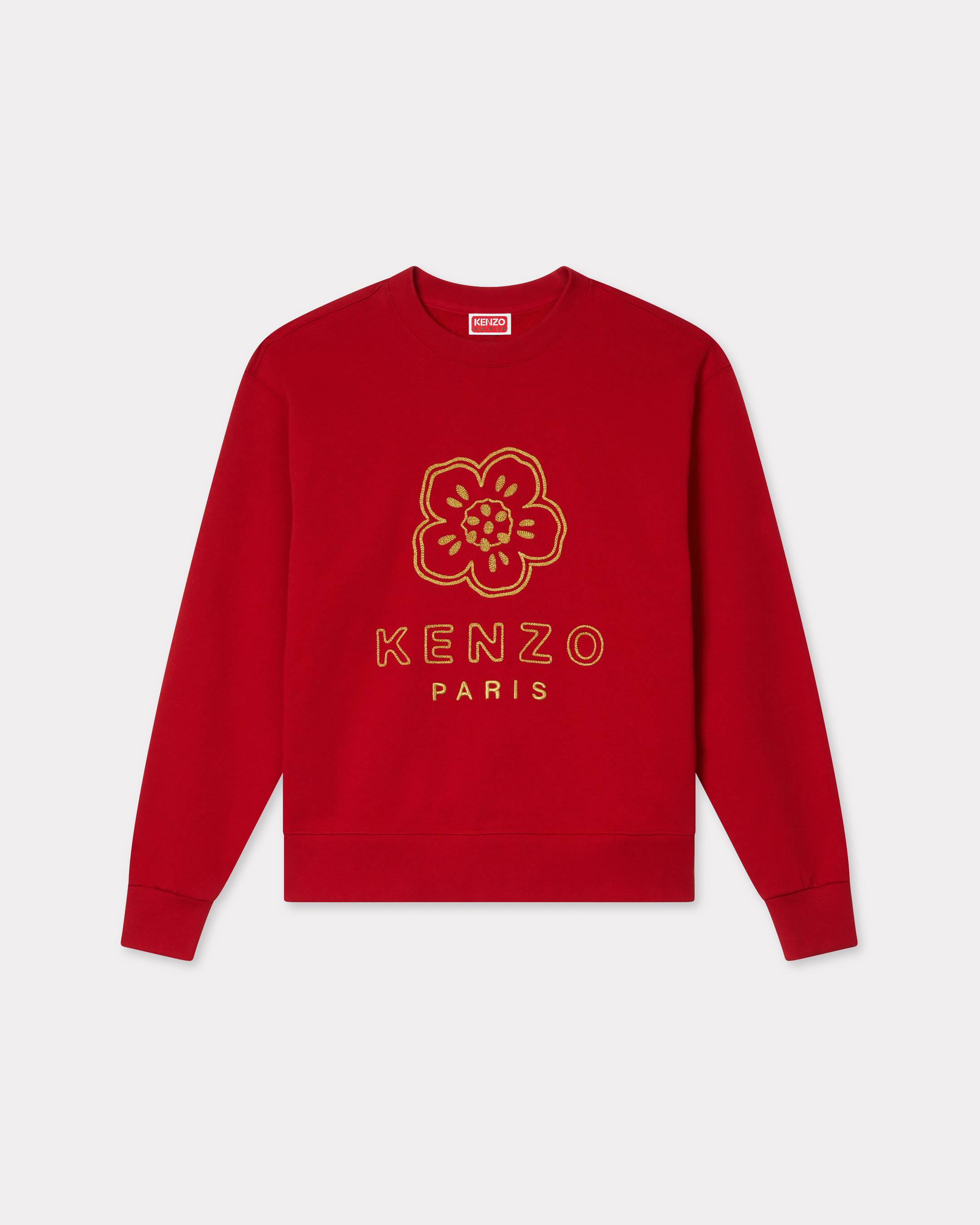 Felpa in cotone ricamata 'Boke Flower' | Uomo | KENZO