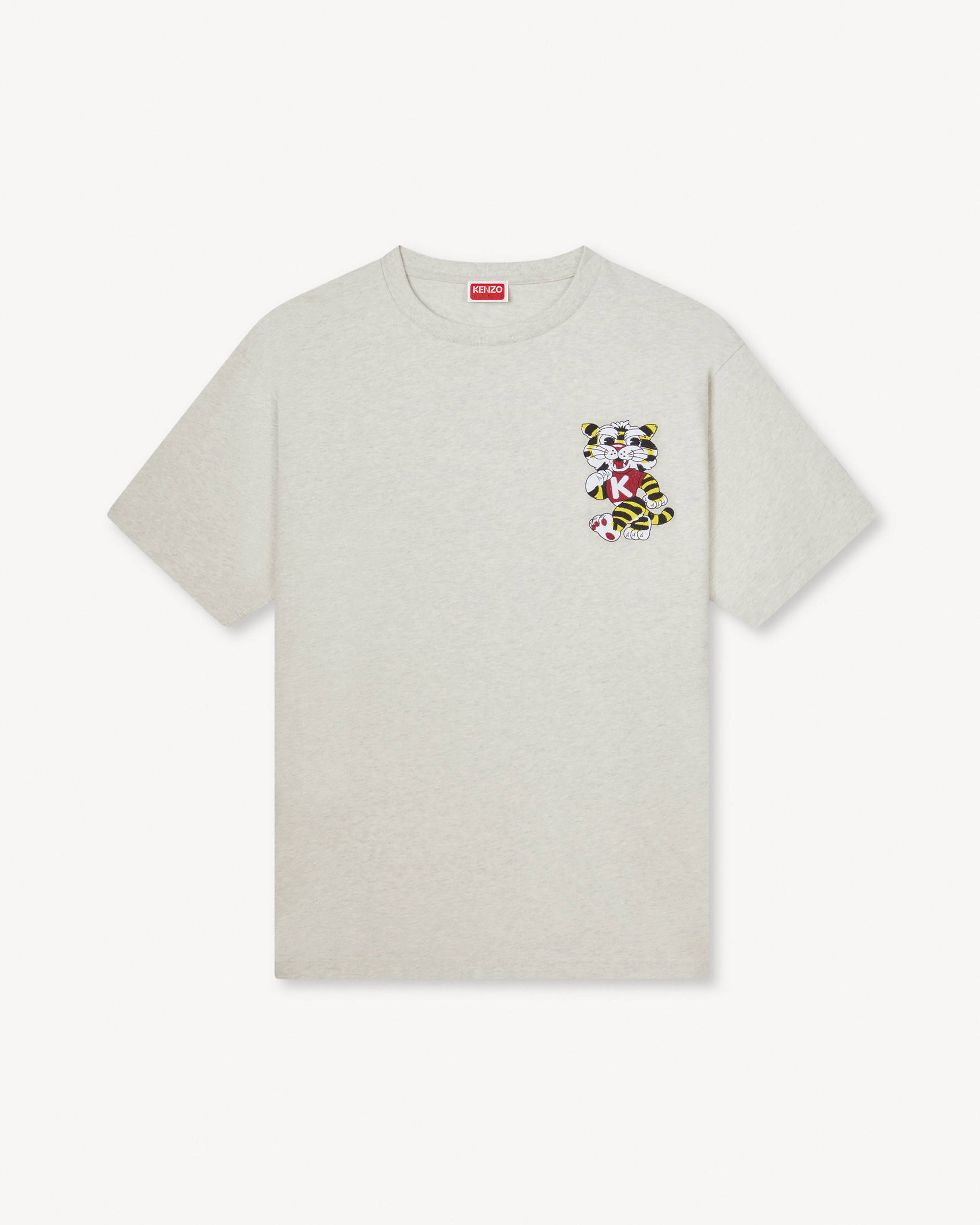 'KENZO Wild Tiger' embroidered oversized T-shirt in cotton | Men's | KENZO