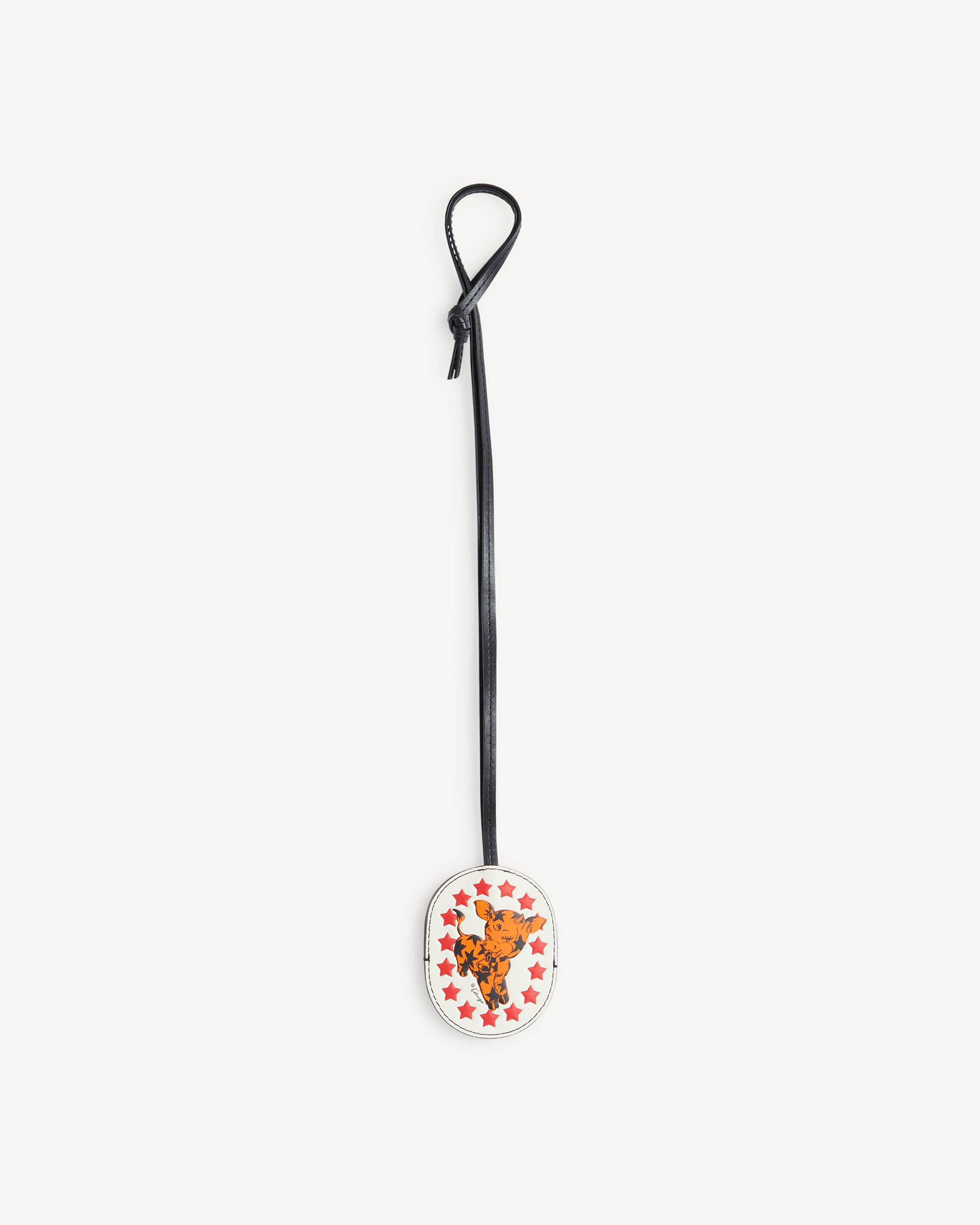 'KENZO Cartoon' charm in leather | KENZO