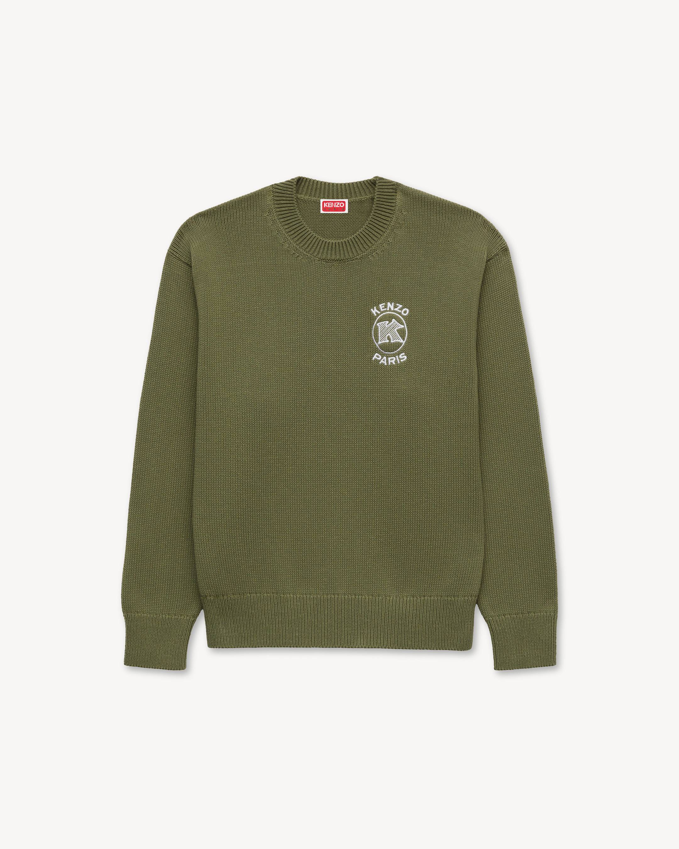 Pull brodé 'KENZO Paris Emblem' en coton | Homme | KENZO