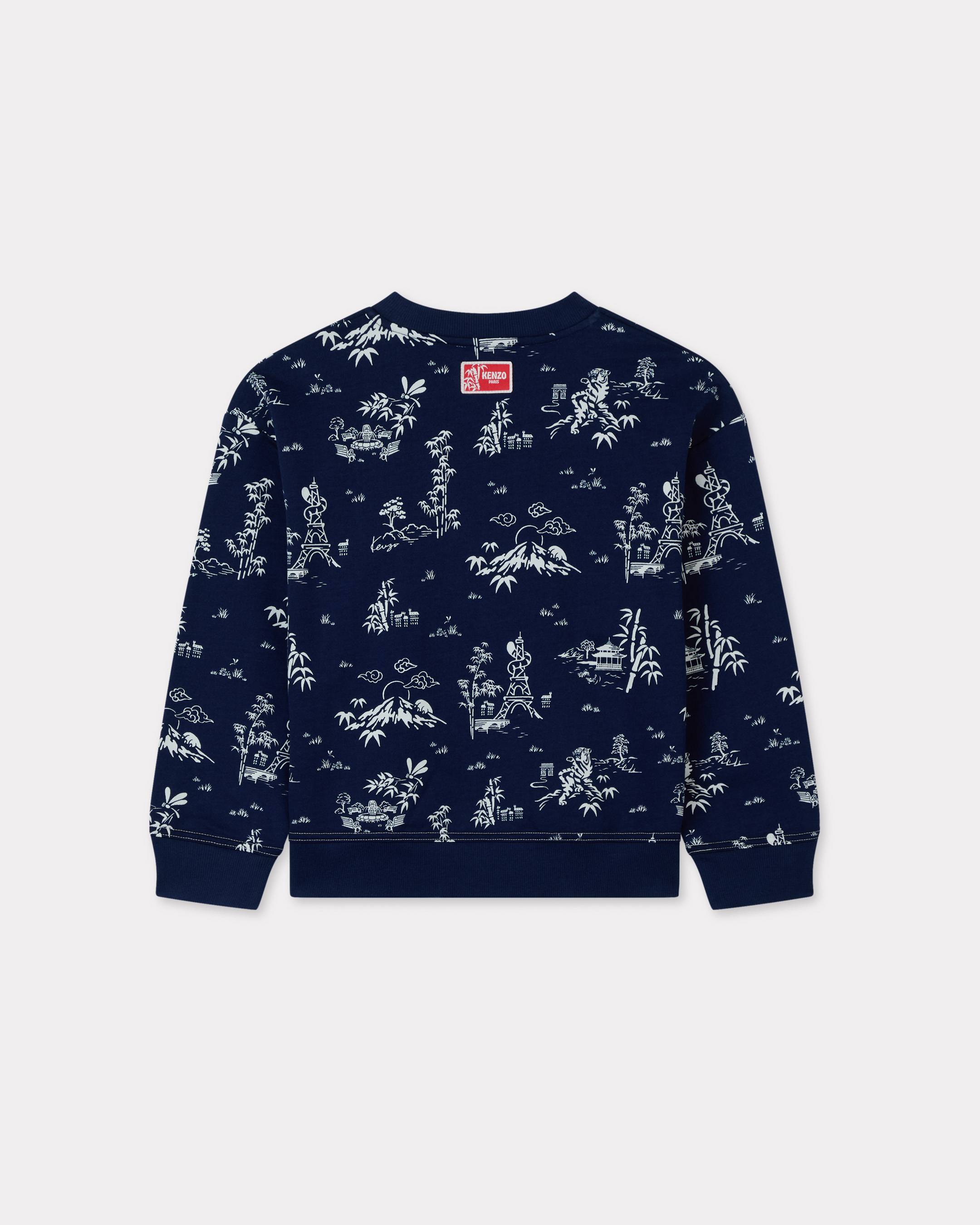'KENZO Garden' sweatshirt in french terry | KENZO Kids